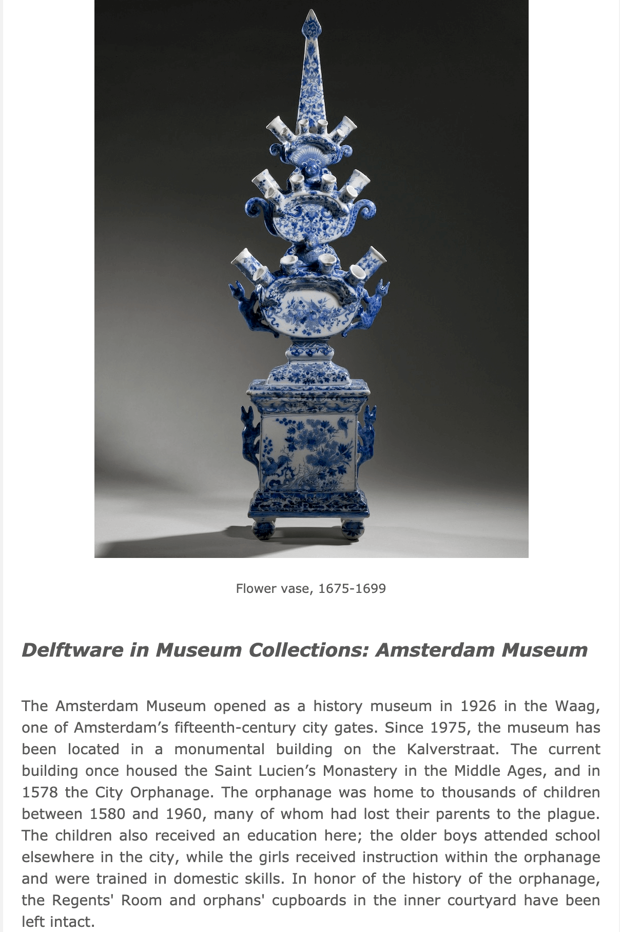 Newsletter – Aronson Antiquairs of Amsterdam | Delftware | Made in Holland