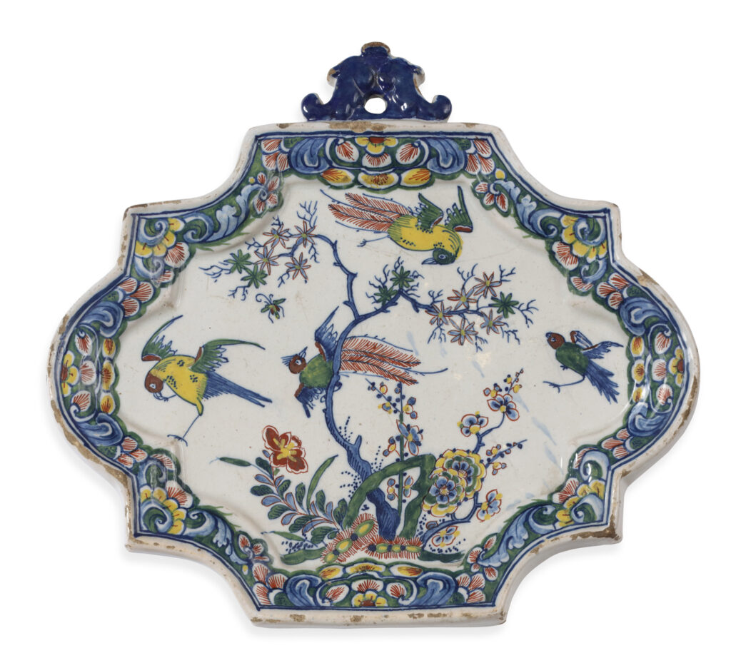 •D2332. Polychrome Plaque – Aronson Antiquairs of Amsterdam | Delftware ...